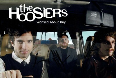 The HOOSIERS Pop Rock Band SIGNED 12x8 Photo Autograph AFTAL COA | eBay