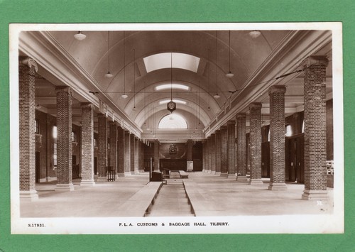 Port of London Authority Customs & Baggage Hall Tilbury RP pc unused ...
