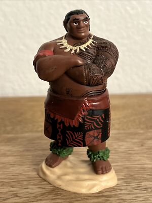 CHIEF TUI DISNEY MOANA 4” ACTION FIGURE SOLID PVC TOY (PRE-OWNED) | eBay