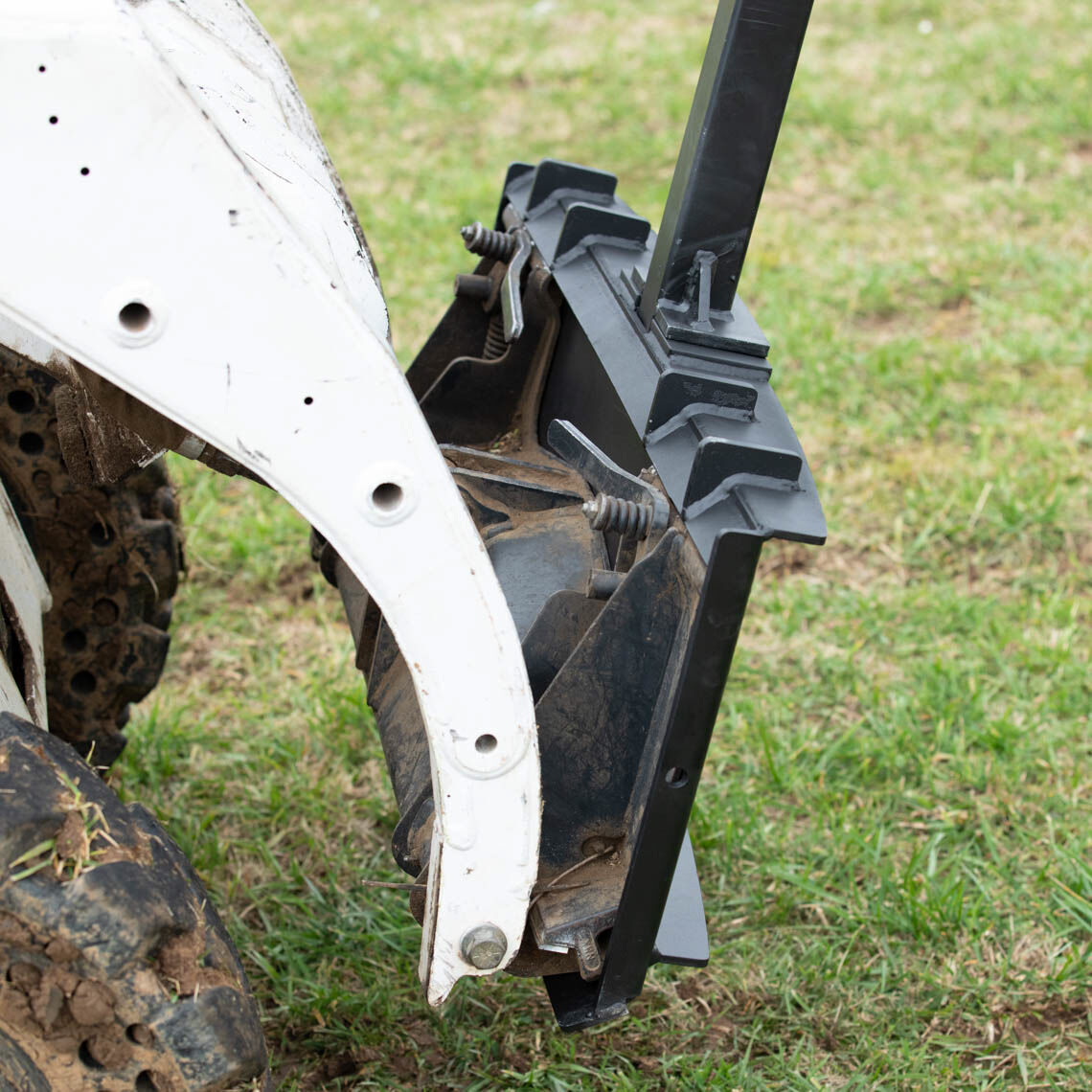Titan 5 FT Tree Boom Attachment, Rated 3,500 LB, Skid Steer Quick Tach ...