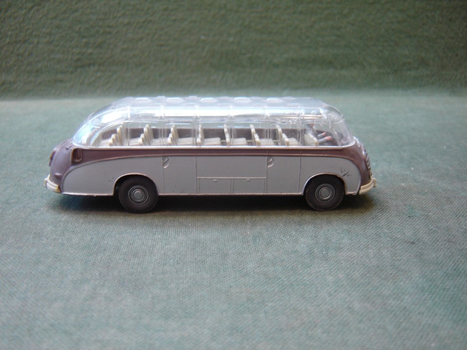 Wiking 73 Setra S8 Bus Panorama Coach in Brown & Metallic Silver Paint ...