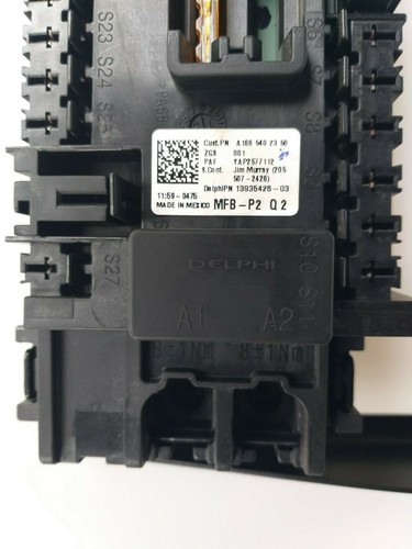 2015 MERCEDES G-CLASS W463 G63 AMG N/S PASSENGER SEAT FUSE BOX ...