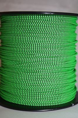 5' BCY Flo Green & Black Speckled D Loop Material Bow String Bowstring ...