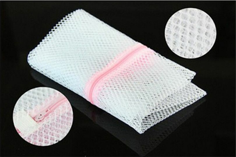 30x40cm - 50x60cm Zipper Mesh Laundry Wash Bag - Foldable Clothes ...