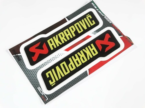 Pair of Akrapovic Vinyl Sticker Decal For Car Bike Exhaust | eBay