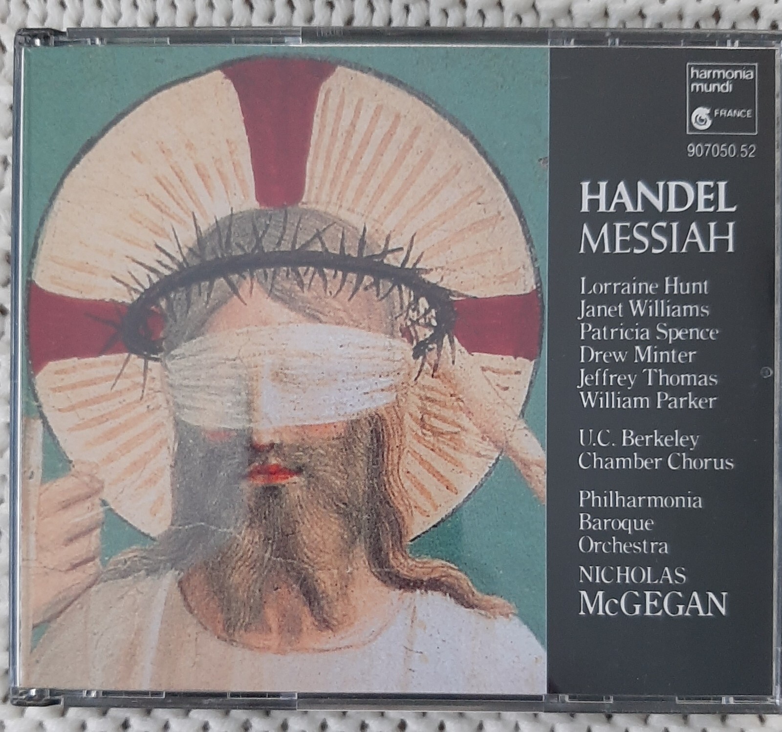George Frideric Handel: Messiah (CD, Dec-1992, 3 Discs, Harmonia Mundi ...