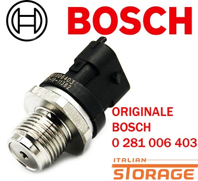 HYUNDAI KIA SENSORE PRESSIONE CARBURANTE ORIGINALE BOSCH 0281006403 ...