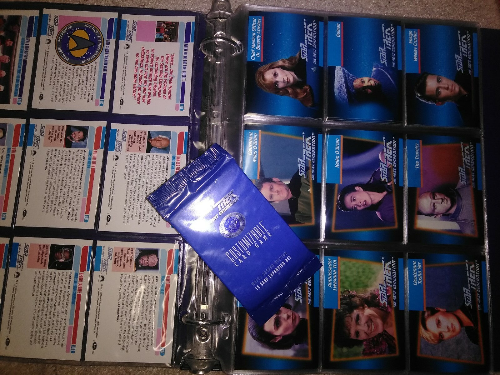 STAR TREK THE NEXT GENERATION Card Set! 1-120 + Unopened Pack, Missing ...