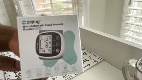 Digital Wrist Blood Pressure Monitor BP Machine Cuff LCD Heart Rate ...