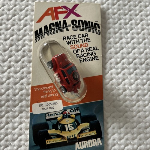 AURORA AFX MAGNA SONIC RED BAJA BUG #1065 SLOT CAR HO SCALE NOS 1978 | eBay