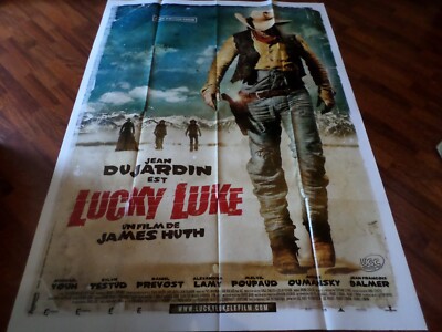 AFFICHE DUJARDIN / YOUN / HUTH / LUCKY LUKE / 120X160 | eBay