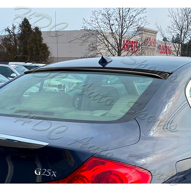 For 2007-2013 Infiniti G25 G35 G37 Sedan Carbon Fiber Window Roof Visor ...
