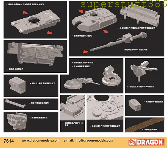 DRAGON 7614 1/72 US M1A1 AIM NEWLY TOOLED MODEL KIT | eBay