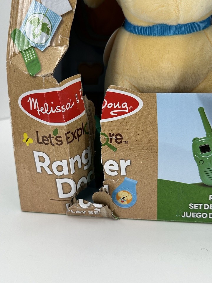 Melissa and Doug Lets Explore Ranger Dog Play Set Plush Puppy NIDB ...