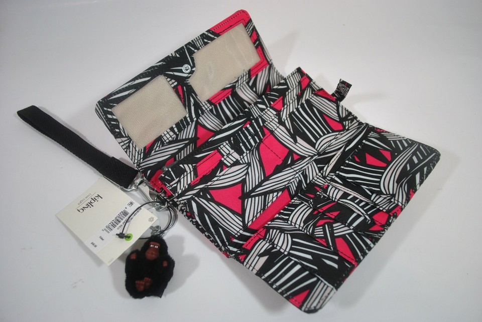 New With Tag Kipling RUBI Large Wallet / Wristlet with Furry Monkey | eBay