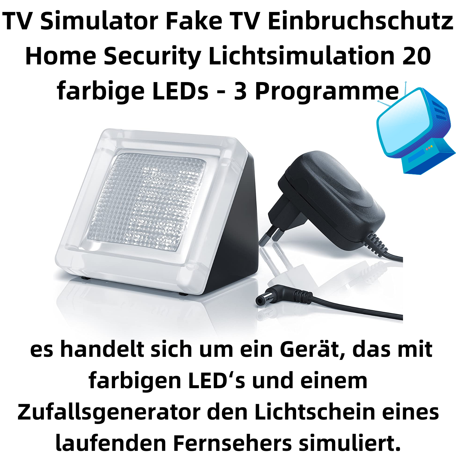 H13D TV Simulator TV Einbruchschutz Home Security Lichtsimulation 20 ...