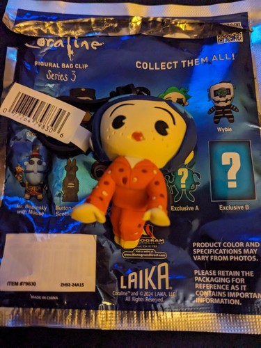 Coraline NEW *Coraline Crawling* Blind Bag Monogram Key Chain Series 3 ...