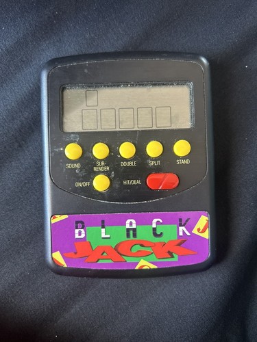 Vintage Radio Shack Handheld Blackjack Card Game 60-2651 Works | eBay