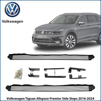 Premier Side Steps Running Boards Set for Volkswagen Tiguan Allspace ...