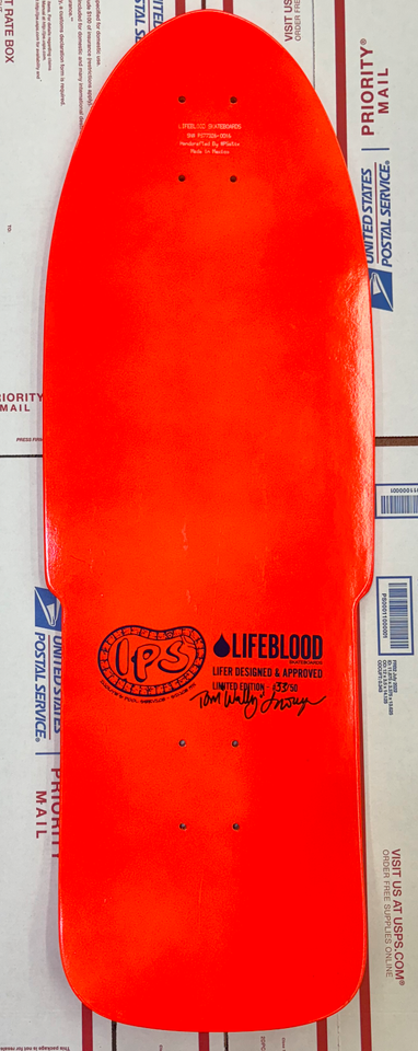 LIFEBLOOD INOUYE STINGER Skateboard Deck reissue LIMITED #33 of 50 made ...