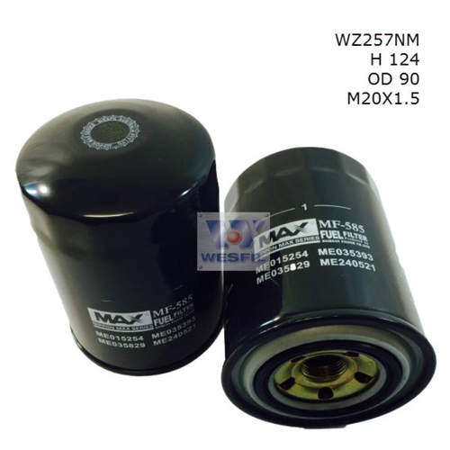 Nippon Max Diesel Fuel Filter Wz257Nm Z257/Z769 | eBay Australia