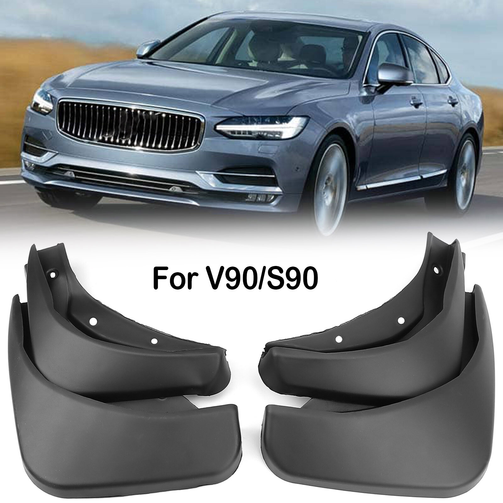 4pcs For VOLVO S90 V90 2016-2023 Set Mud Flaps Splash Guard Mudguards ...
