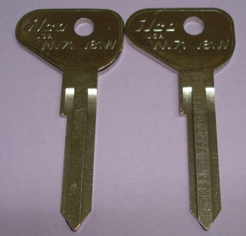 2 VW71 VOLKSWAGON VW BEETLE KEY BLANKS 1971 1972 1973 1974 1975 1976 ...