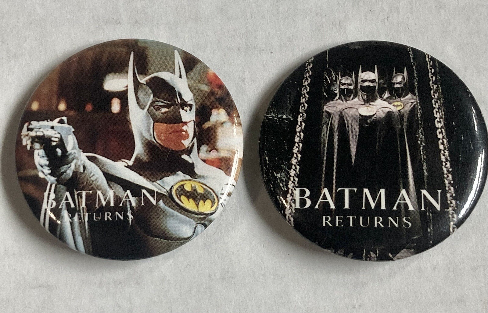 Vintage 1980s Batman Returns Pinback Buttons Lot Of (2) (P) | eBay