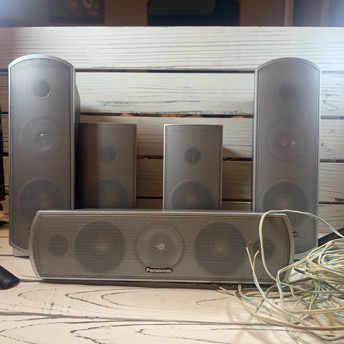 Panasonic Surround Sound Speaker 5 Piece Set Not Tested | eBay