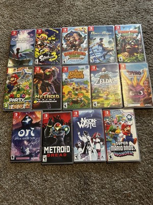 Lot of 14 Nintendo Switch Game Cases ONLY NO GAMES Some Extras As Shown ...