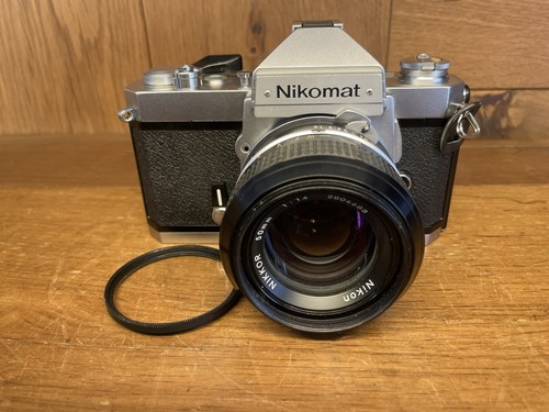 *Near Mint ++* Nikon Nikomat FT2 Film Camera New Nikkor 50mm F/1.4 Lens ...