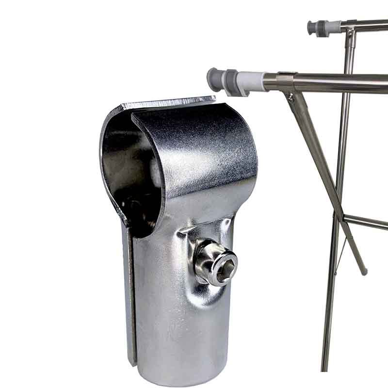 25MM Stainless Steel Pipe Connector Fixed Parts Landing Airing Rack Rod ...