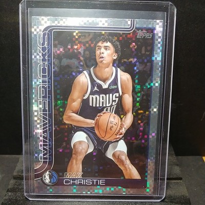 MAX CHRISTIE 2025-26 TOPPS NBA CHECKERBOARD #174 DALLAS MAVERICKS 💎💎💎 ...