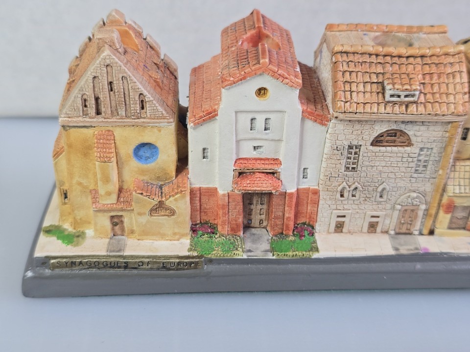 RARE Jewish Synagogues of Europe Heavy Plaster Menorah by Maude Weisser ...