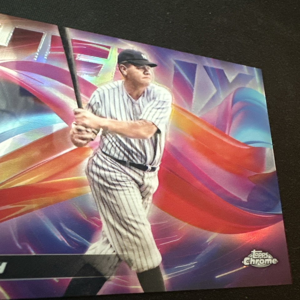 2025 Topps Chrome Baseball - Helix - BABE RUTH - SSP RARE CASE HIT 🔥 🔥 ...