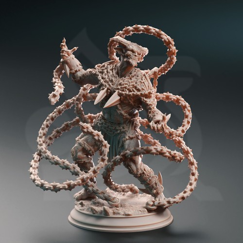 Chain Devils of the Nosmeni Infernal Demon Miniature | D&D DnD | eBay