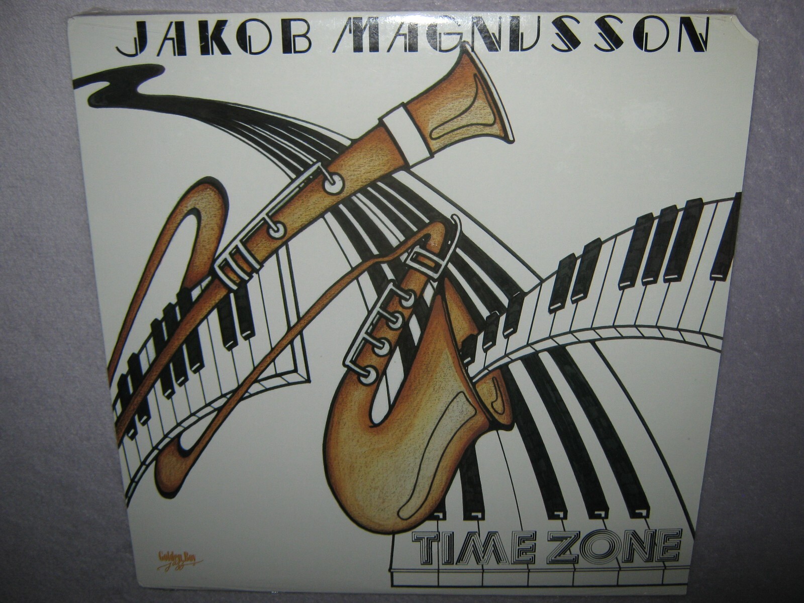 JAKOB MAGNUSSON Time Zone MINTY SEALED LP 1986 co Vinnie Colaiuta Jeff ...
