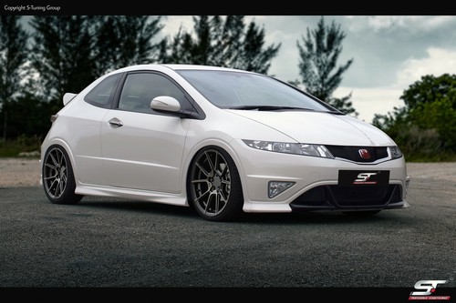 Front attachment for Honda Civic FN2/FN/FK., front spoiler, front lip ...