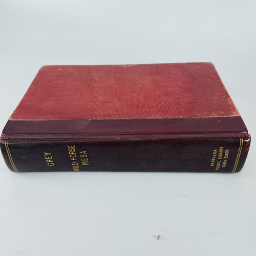 Zane Grey 1928 First Edition Wild Horse Mesa Ex Library Bound Harper | eBay