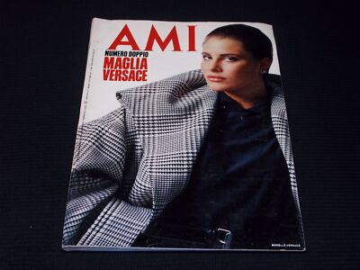 1985 OCTOBER 10 AMICA MAGAZINE - VERSACE COVER ITALIAN TEXT ISSUE - H ...