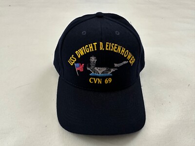 USS DWIGHT D. EISENHOWER CVN 69 The Corps US Navy Baseball Cap Hat One ...