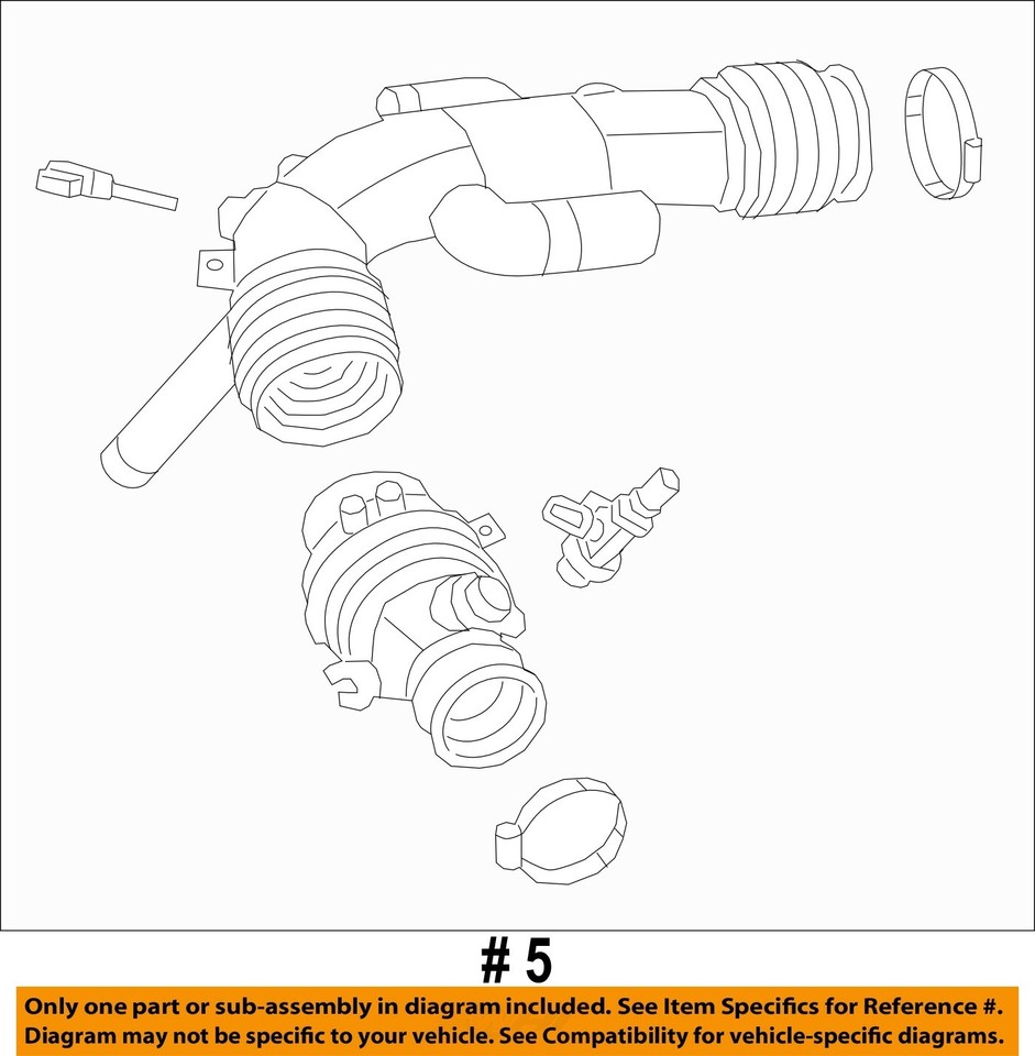CHRYSLER OEM 19-23 Wrangler Engine Air Intake-Intake Hose 68409874AB | eBay