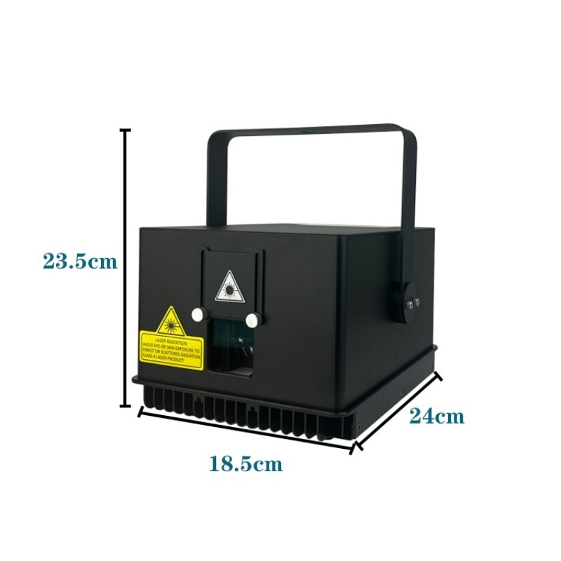 6W RGB Fullcolor Animation Laser Light Projector Stage Effect Beam ...