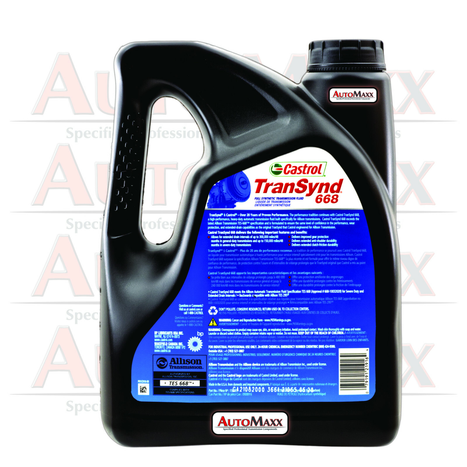 Allison Transynd Full Synthetic Transmission Fluid Service PKG 3 GAL ...