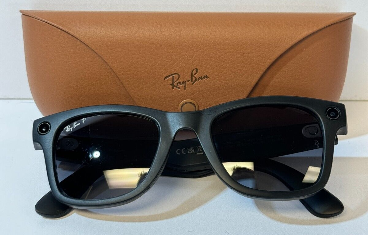 Ray-Ban Meta Wayfarer Smart Sunglasses 50mm - Matte Black (RW4006 ...