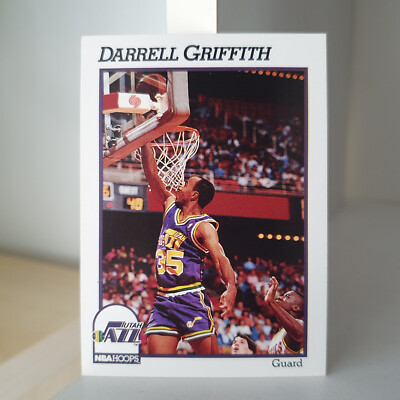 Darrell Griffith 1991-92 NBA Hoops Basketball Trading Card #209 | eBay ...