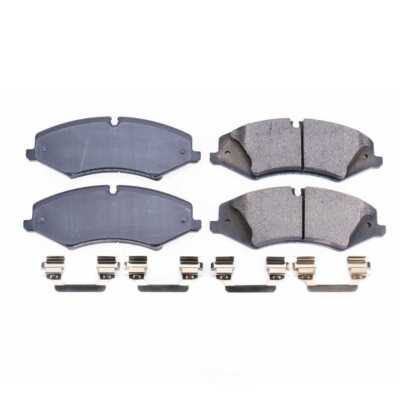 Disc Brake Pad Set-Front Z17 Low-Dust Ceramic Brake Pads with Hardware ...