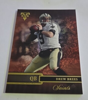 2015 Topps Triple Threads Football Card #12 Drew Brees | eBay