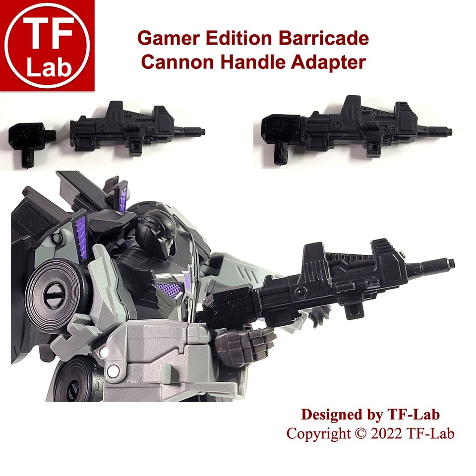 Cannon Adapter Upgrade Kit for Transformers Studio Series 03 Gamer ...