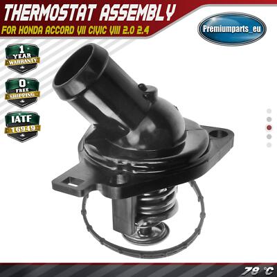 Thermostat Housing for Honda Accord VII Civic VIII CR-V 2.0 2.4 19301 ...